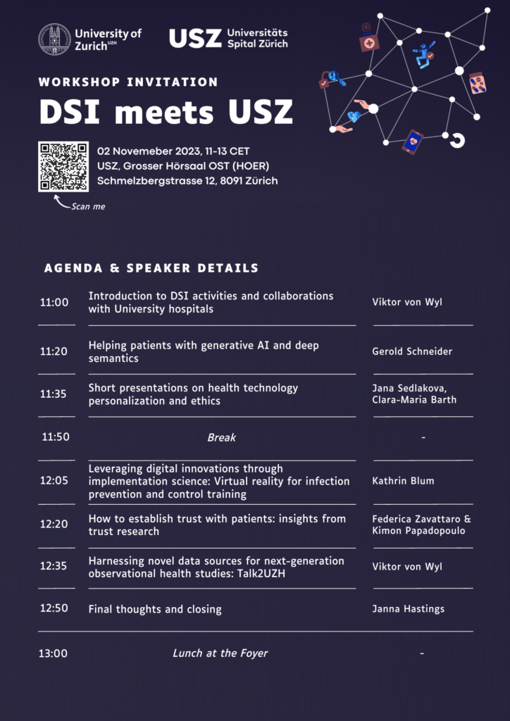 DSI Meets USZ - UZH – Digital Society Initiative – Health